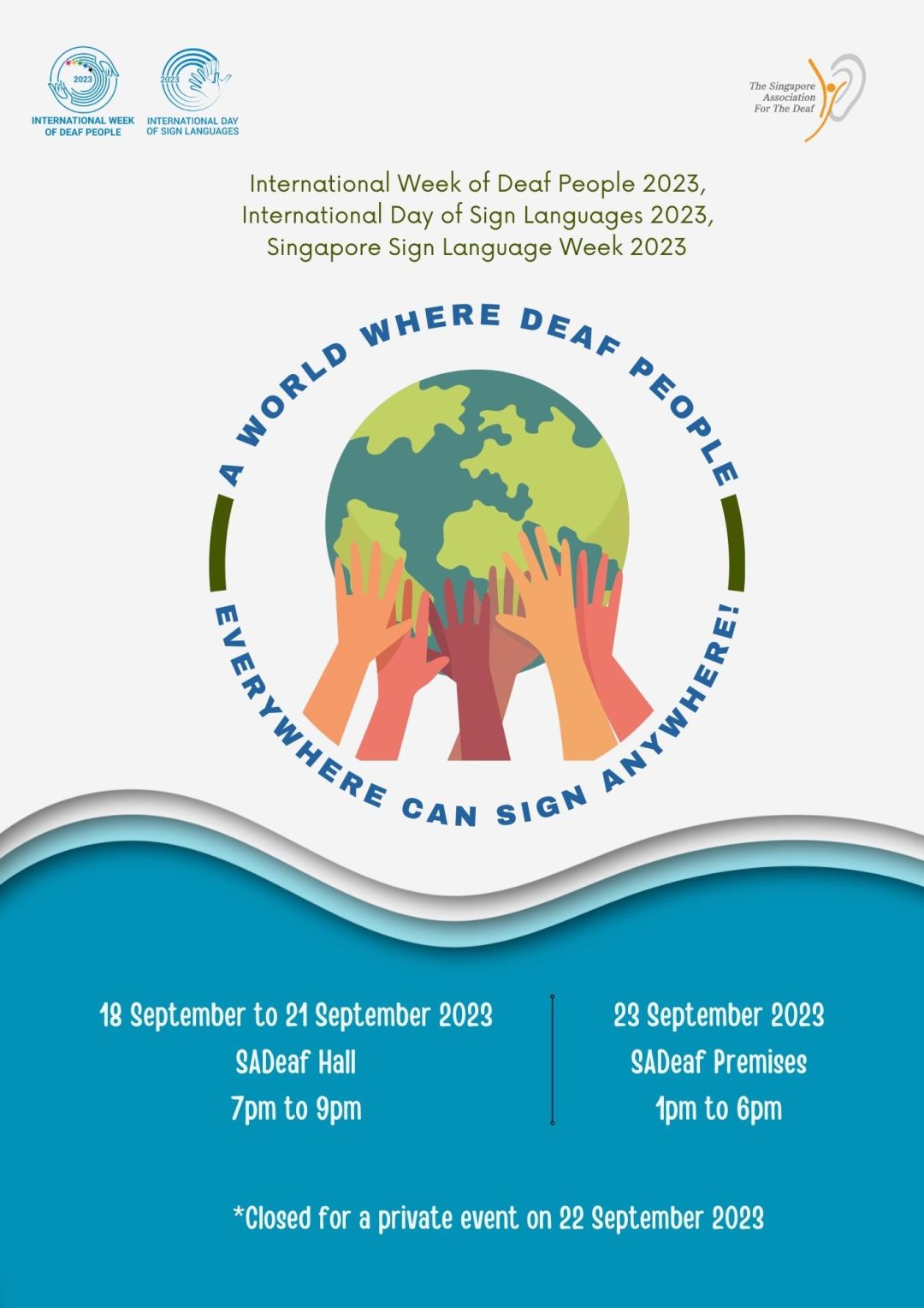 The Singapore Association for the Deaf – SADeaf website