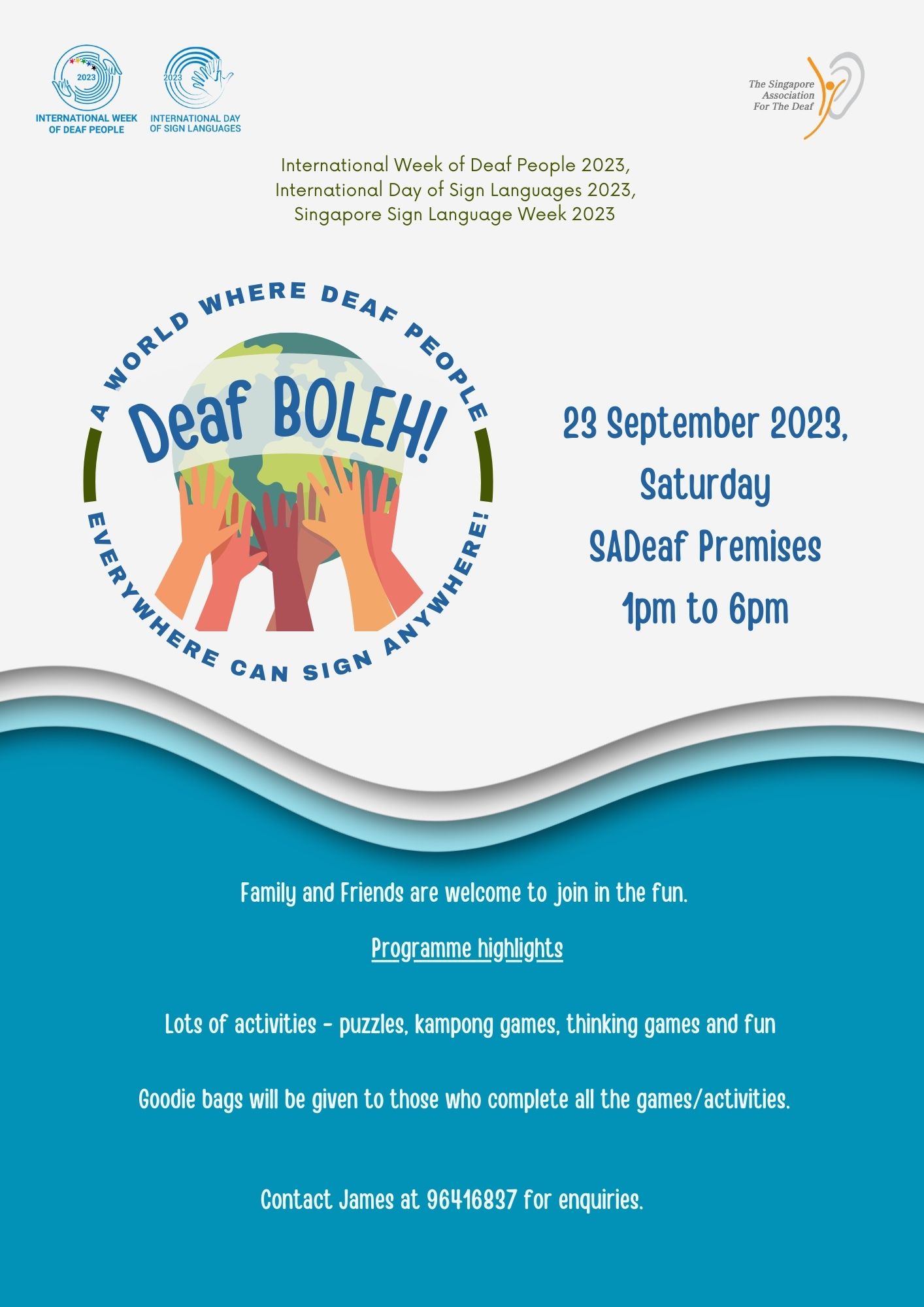 International Week of Deaf People 2023 – The Singapore Association for ...