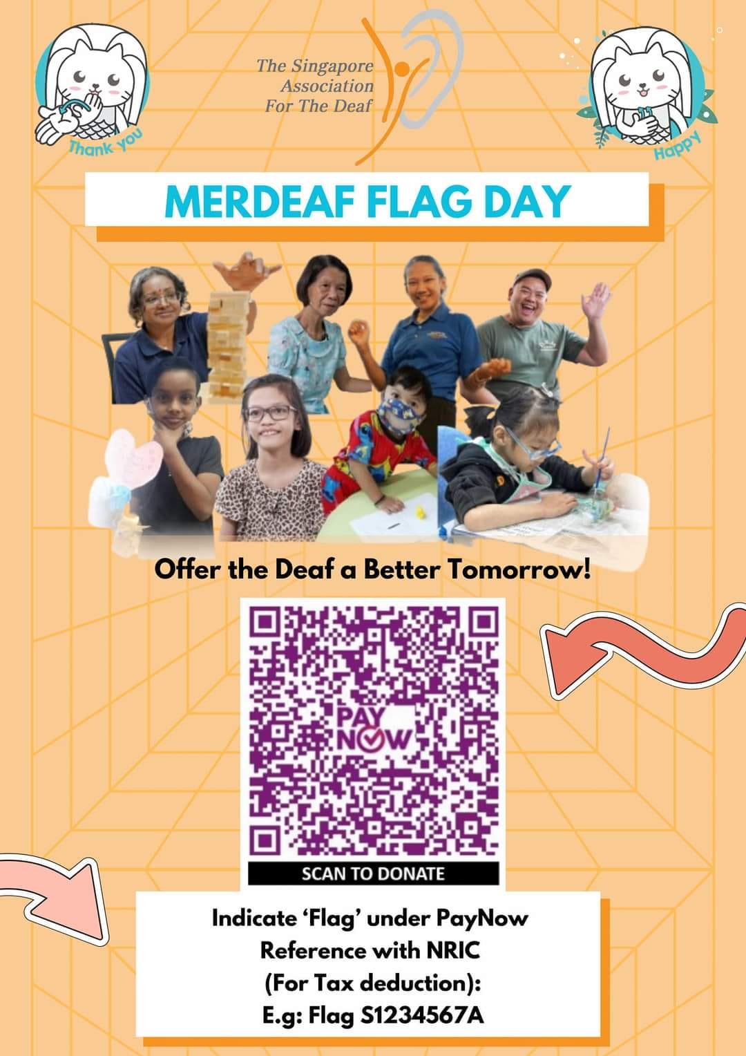 MerDeaf Flag Day 2024 – The Singapore Association for the Deaf